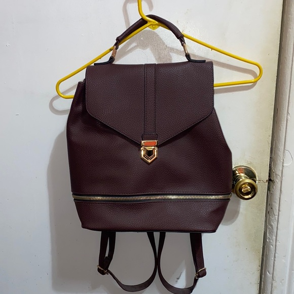 Primark | Bags | Primark Burgundy Backpack | Poshmark